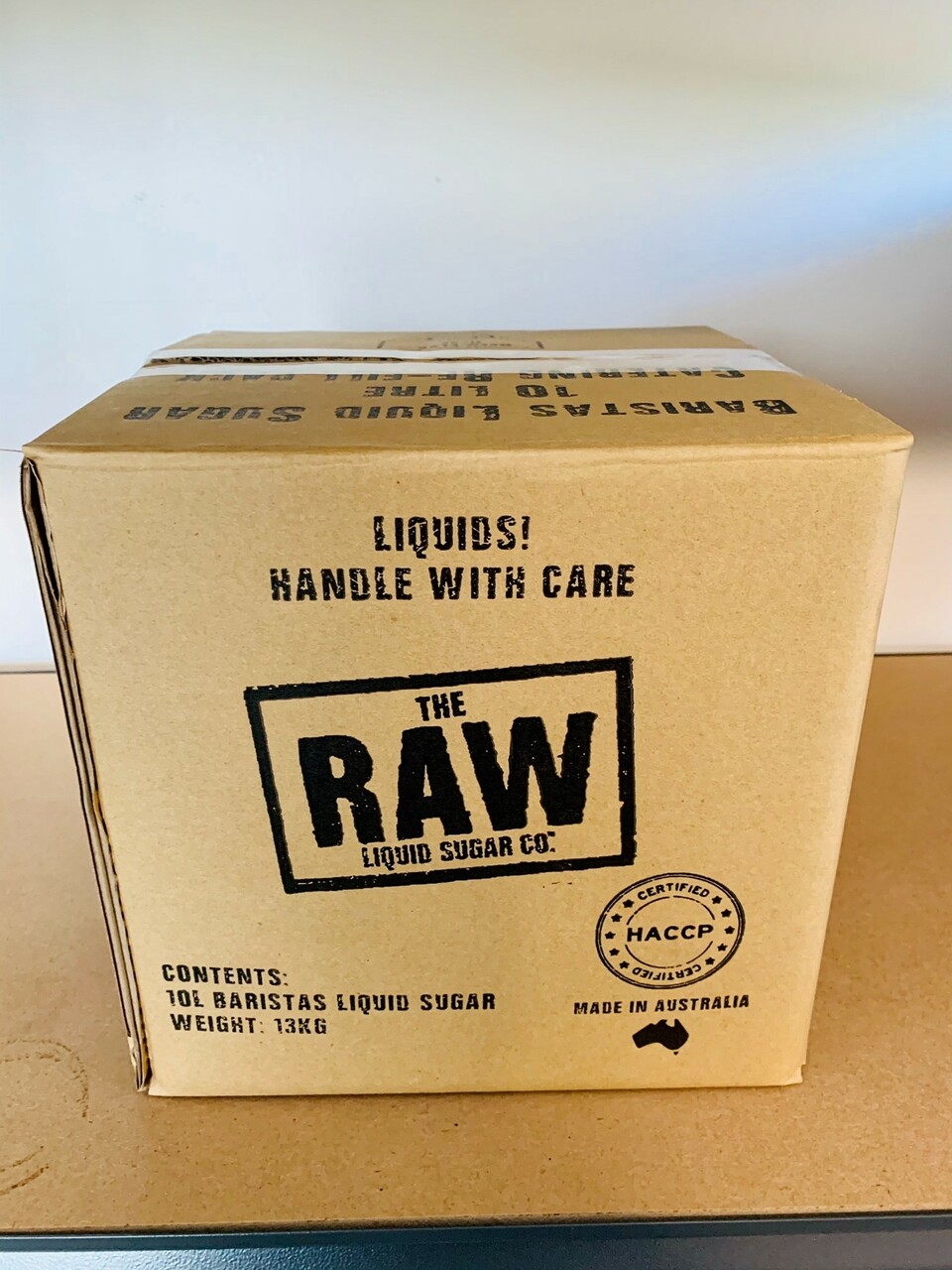 10L Baristas Liquid Sugar Bag In Box Catering Re-Fill Pack | The Raw